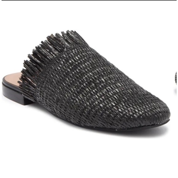 Paolo | Shoes | Linea Paolo Black Andine Rafia Woven Mule Black Size 85 ...